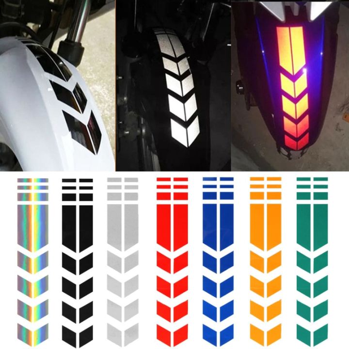 Colorful Arrow Stripe Sticker Motorcycle Fender Paste Waterproof ...