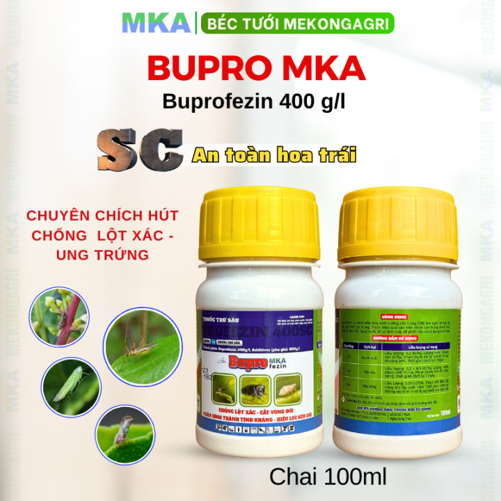 Buprofezin 40% hiệu Bupro MKA chống lột xác làm ung trứng rầy rệp dạng ...