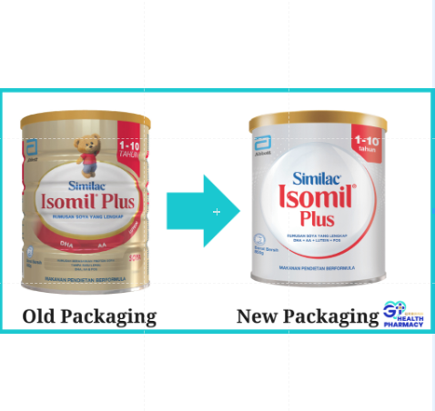 Similac Isomil Plus Rumusan Khas Susu Soya 400g & 850g - 1-10 years ...