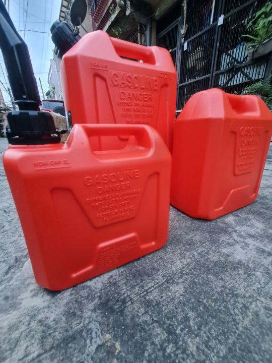 Fuel Tank container Heavy duty with Auto shut off nozzle | Lazada PH