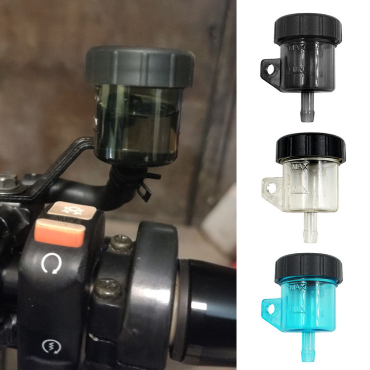 Hittime Transparent Motorcycle Front Brake Fluid Reservoir Push Up ...