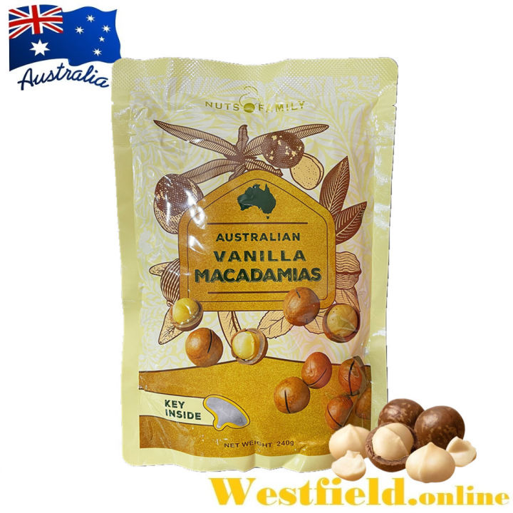 [Australia Import EXP 04/2026] Nuts Family 夏威夷果香草味 Australian Happy Nut ...