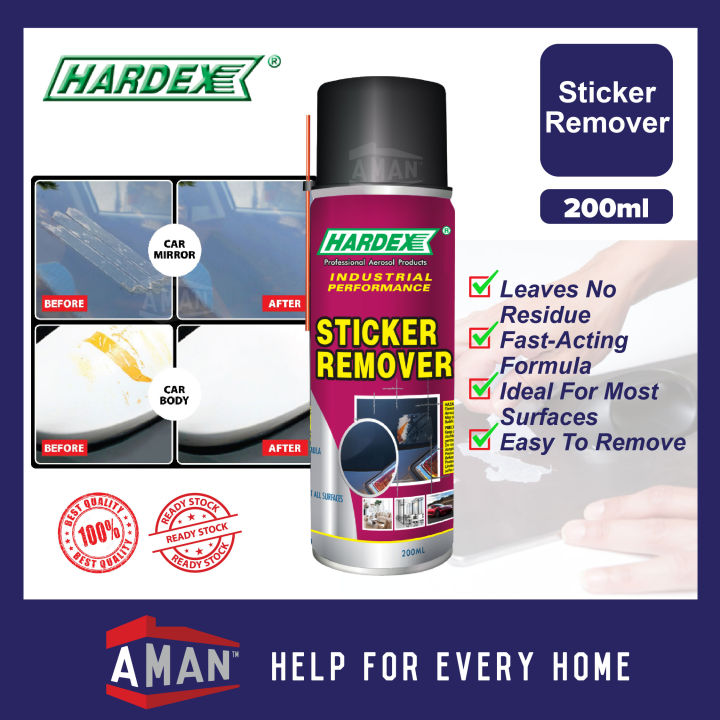 HARDEX Sticker Remover Spray Glue Remover Tape Remover Viscose Sticker ...