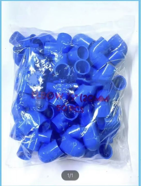PVC Blue Plain Elbow - 1/2, 3/4, 1, 1-1/4 and 1-1/2 and 2 | Lazada PH