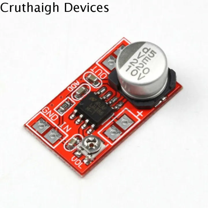 CRUTHAIGH PCB Board Adjustable DIY MIC Condenser Amplifier Board Micro ...