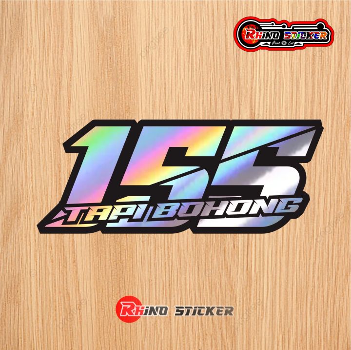 STIKER NOMOR TAPI BOHONG STIKER CUTTING | Lazada Indonesia
