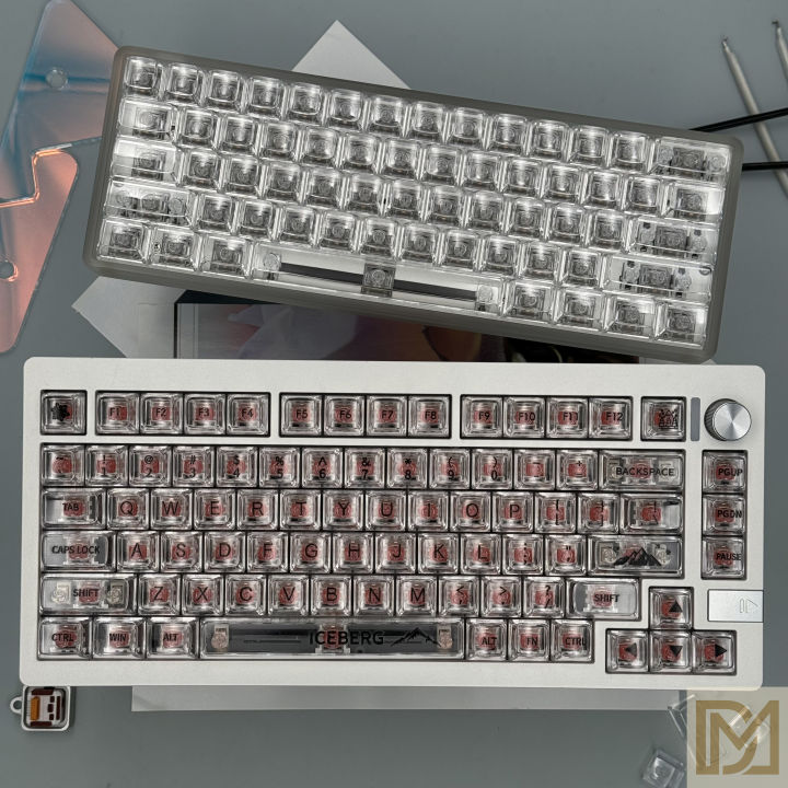 Transparent Keycap PC UV Print CBSA Shine RGB Keycaps 132pcs Fit All ...