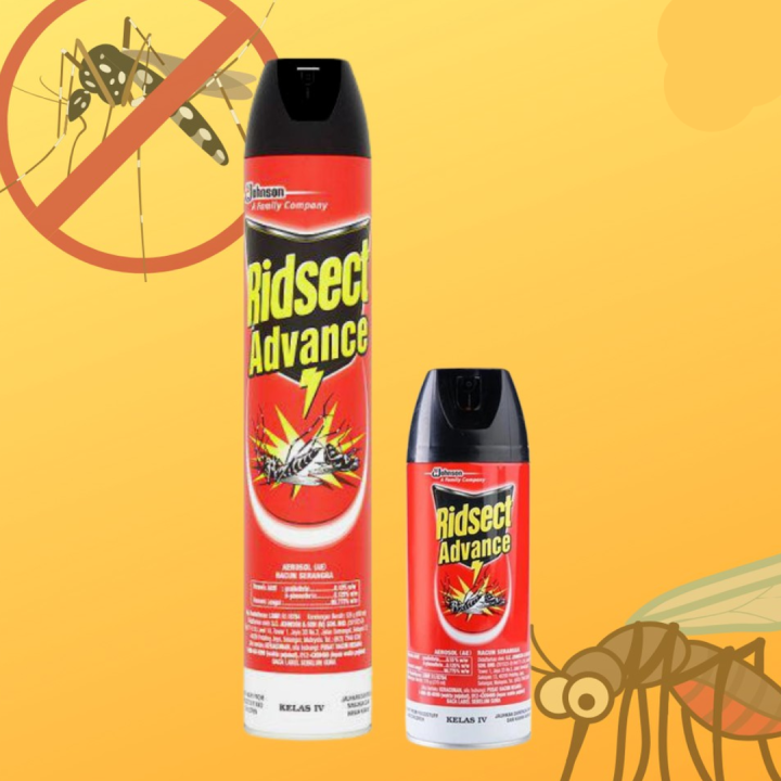 Ridsect Advance Mosquito Spray/ Aerosol Racun Serangga (600ml/270ml ...
