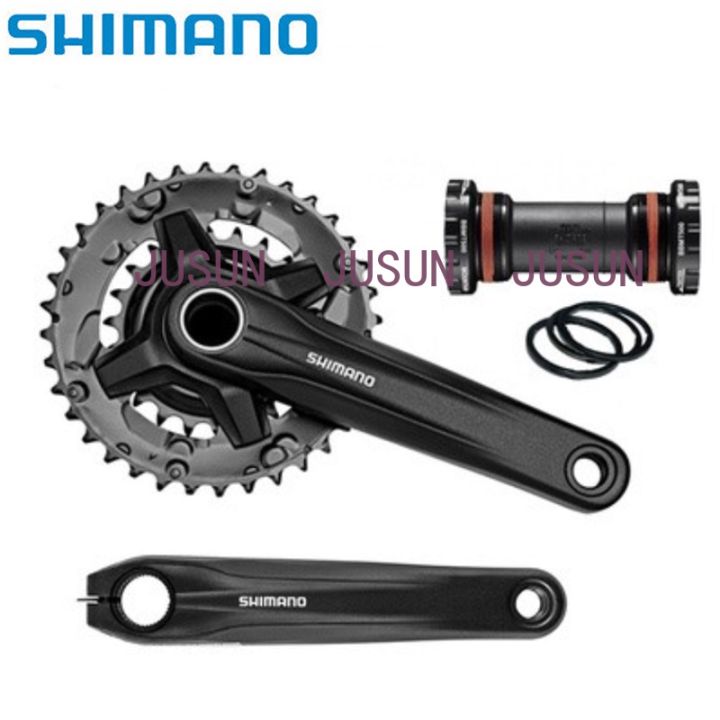 Shimano FC-MT210 36-22T MTB Mountain Bike 2×9 Speed Hollowtech Crankset BB-MT500 | Lazada PH