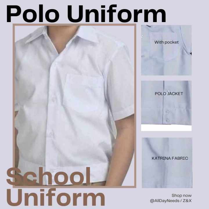 Lacaofactorynine Best School Uniform For Men Polo Jacket and Polo ...
