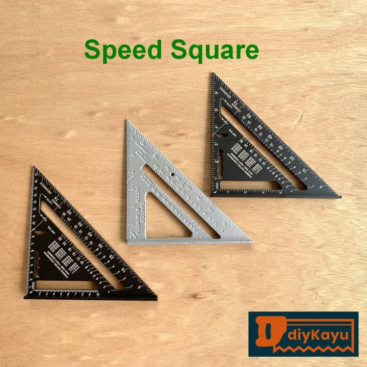 7" 12" 18cm 30cm Speed Square Rafter Angle Triangle Metric Imperial ...