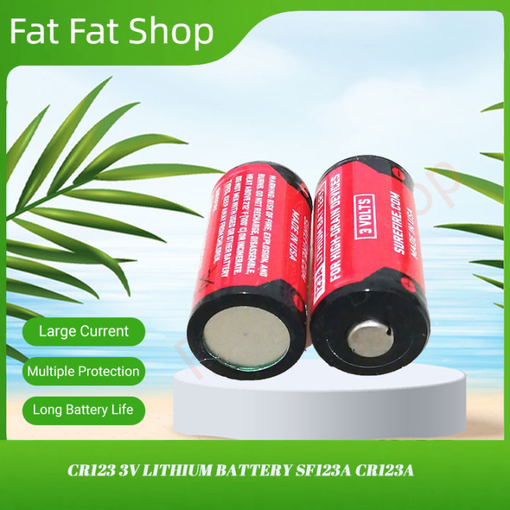 New-For American Surefire CR123 3V lithium battery SF123A CR123A cannot ...