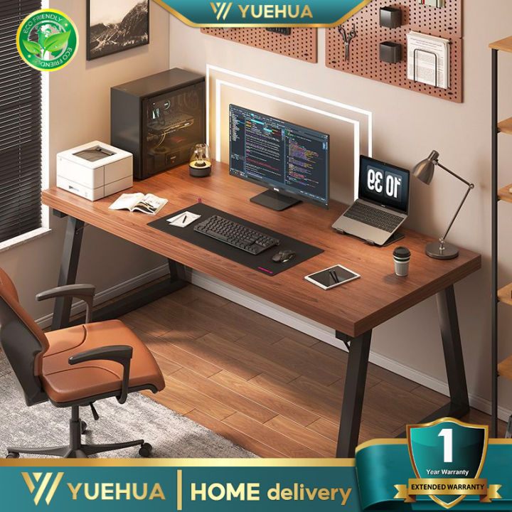 Computer Table Double Esports Desk Home Office Table Wood Student ...