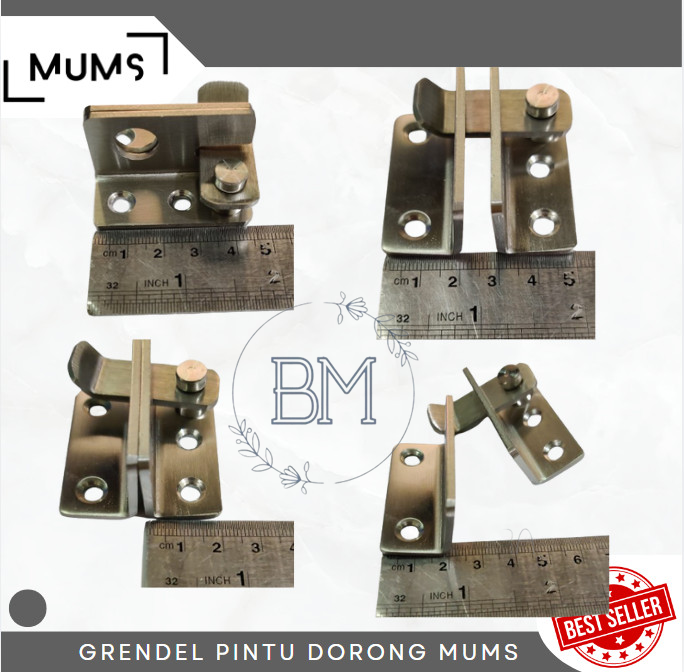 Grendel Overval Overpal Pintu Dorong Slot Cantolan Gembok Kunci ...