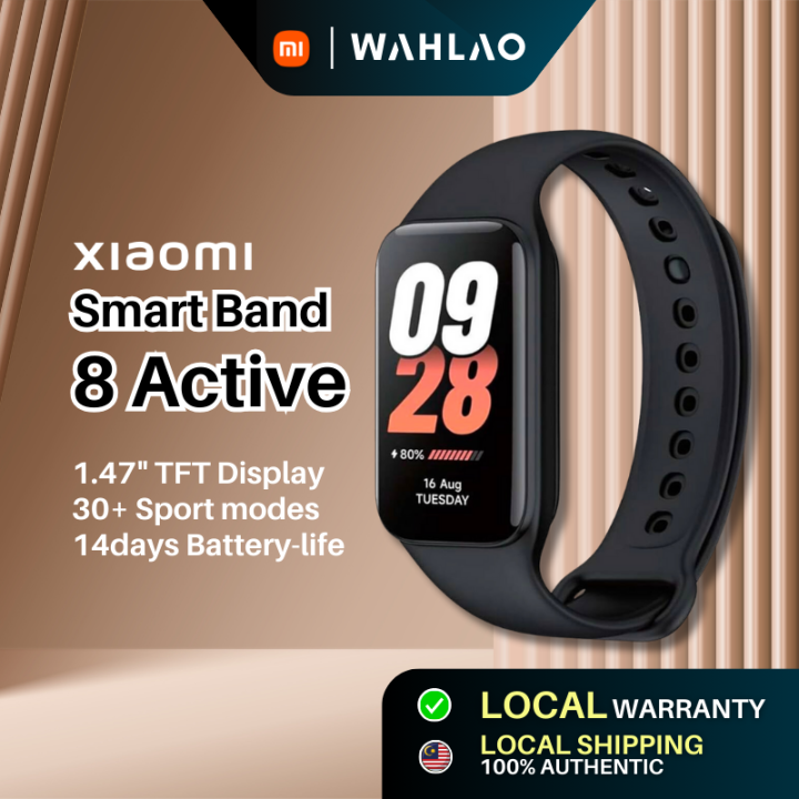 Xiaomi Mi Smart Band 8 Active 100+ Sports Modes SpO2 Blood Oxygen ...