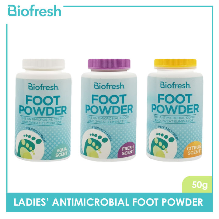 Biofresh Ladies' Antimicrobial Foot Powder 50g 1 piece BLFP02 | Lazada PH