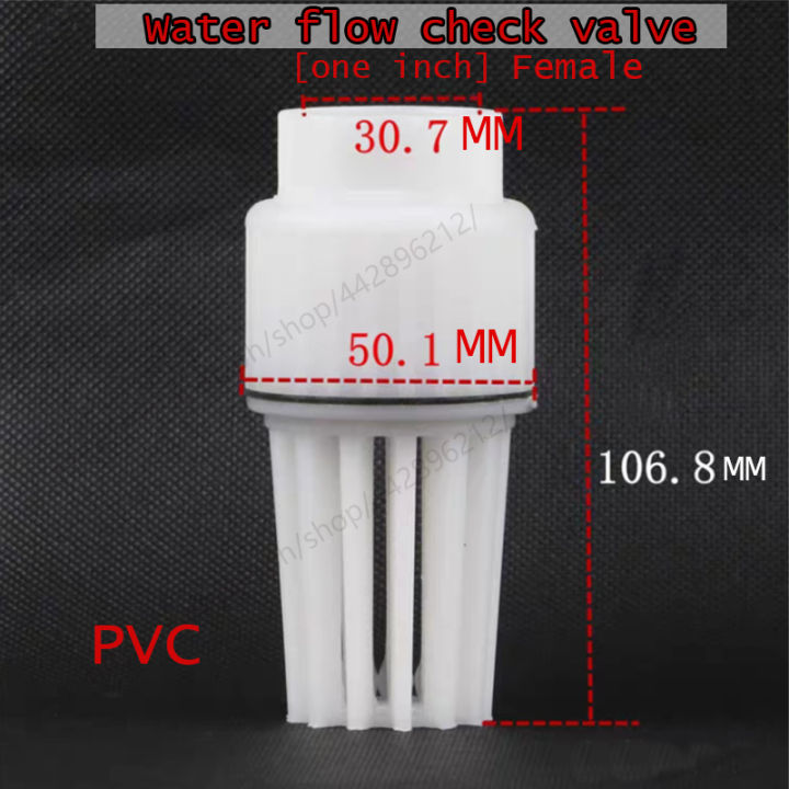 PVC water pump bottom valve water flow check valve to prevent water ...