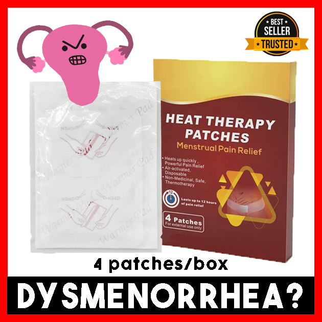 Anti-Dysmenorrhea Menstrual Pain Relief Patch Medicine Heating Pads Hot ...