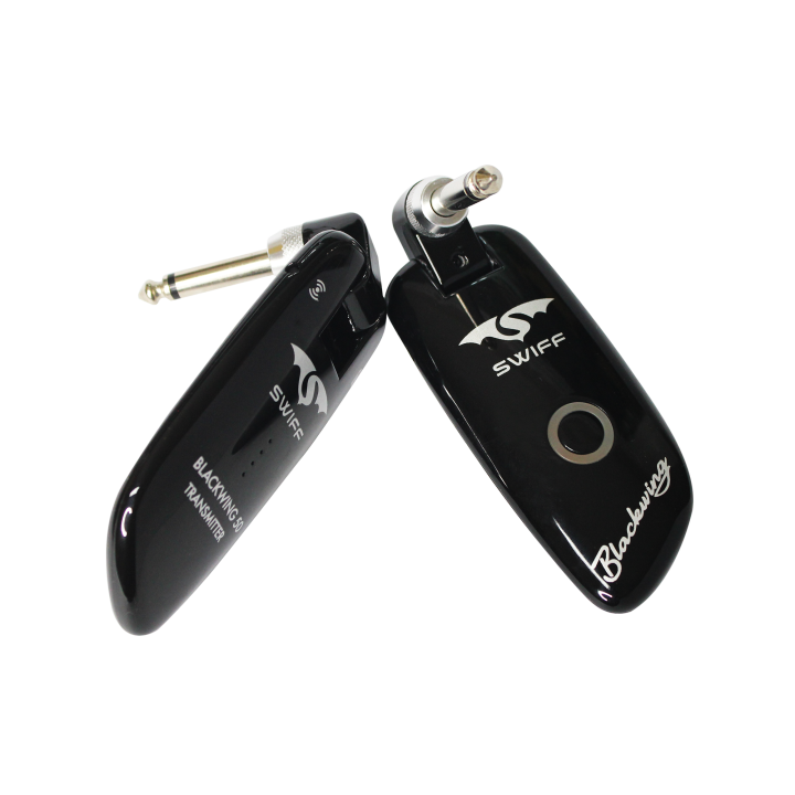 Monstermarketing Janny Swiff Blackwing WS-50 Mini UHF Guitar Wireless Transmitter Receiver ...