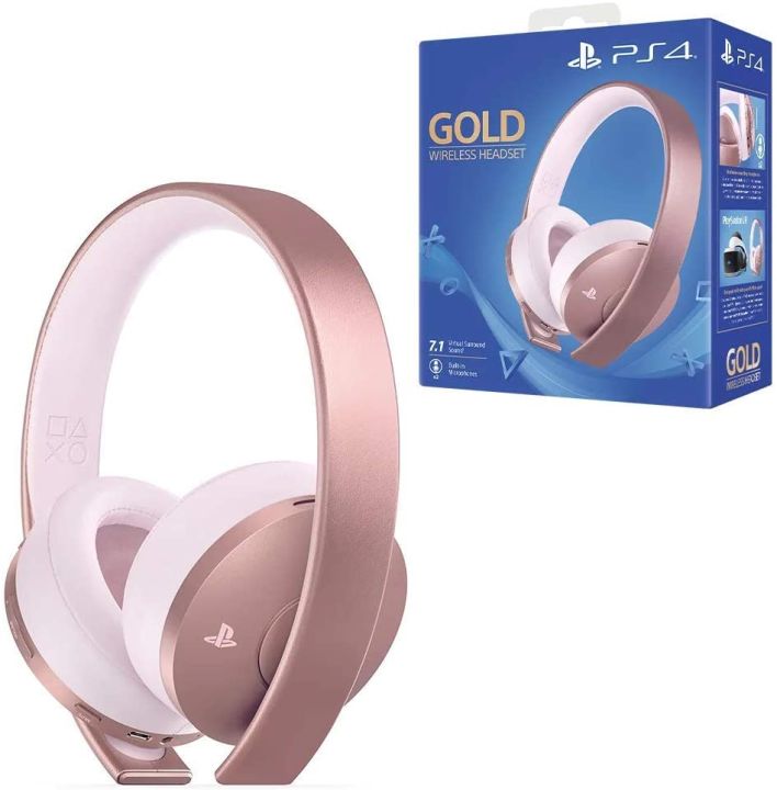 PlayStation Gold Wireless Headset Rose Gold | Lazada