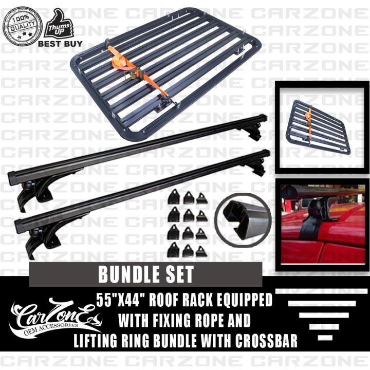 55"x44" ROOF RACK Equipped with fixing rope and lifting ring Bundle ...
