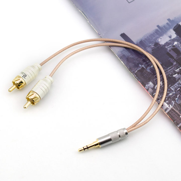 Hifi 3.5mm Cable Aux Copper Silver-plated Cable 3.5mm Male Jack ...