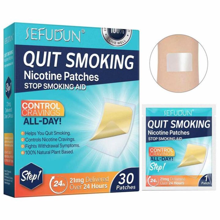 30PCS Men Women Quit Smoking Patch Stop Smoking Stickers 24 Hours Anti ...