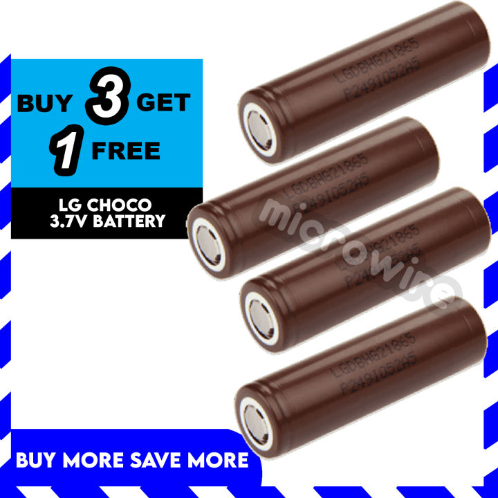PROMO Choco 3.7V/18650 Rechargeable Battery Heavy Duty | Lazada PH