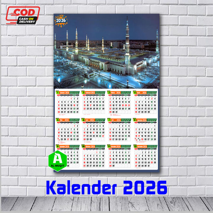 Kalender 2026 Lengkap Hijriah Islami | Lazada Indonesia