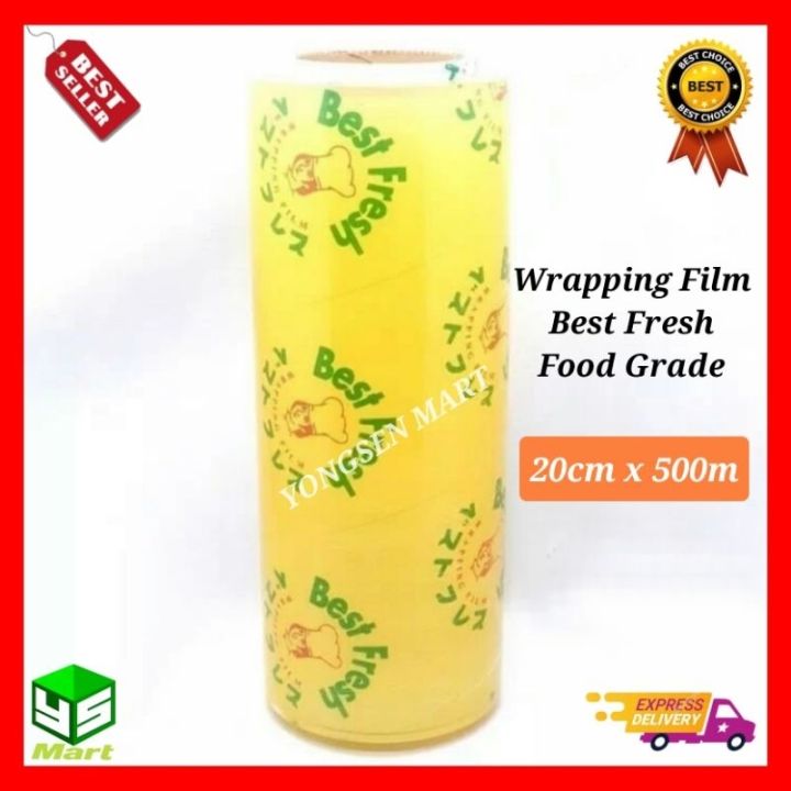 Plastik Wrapping Film 20cm x 500m Best Fresh , Cling Wrap , Food Grade ...