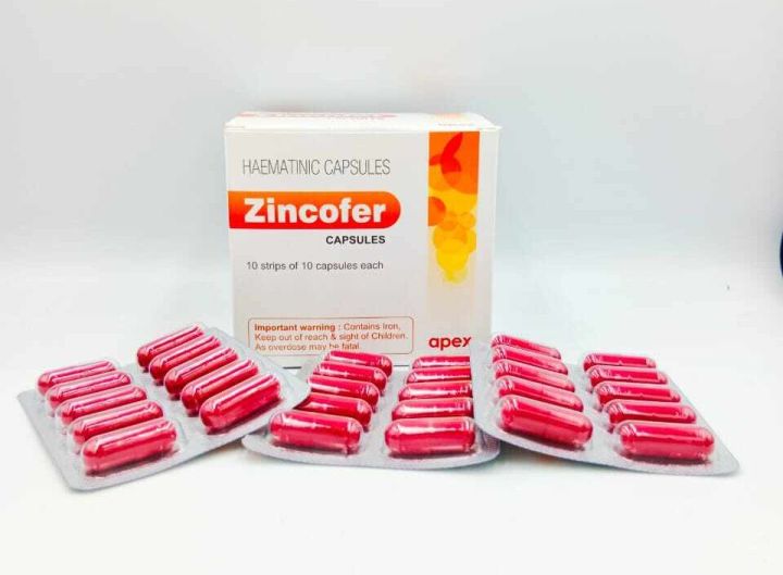 Zincofer Capsule 100's (Haematinic Capsule) | Lazada