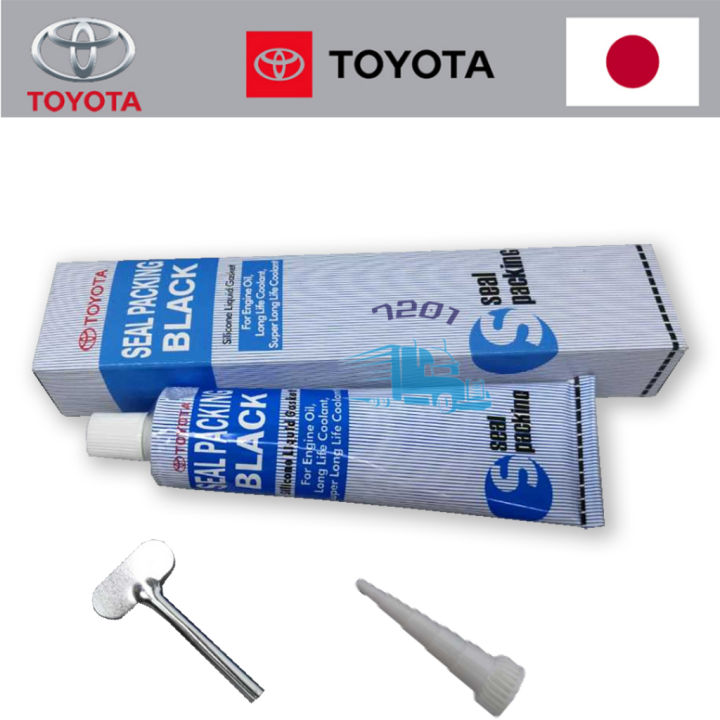 TOYOTA SILICONE GASKET GUM (BLACK COLOUR) SEAL PACKING | Lazada