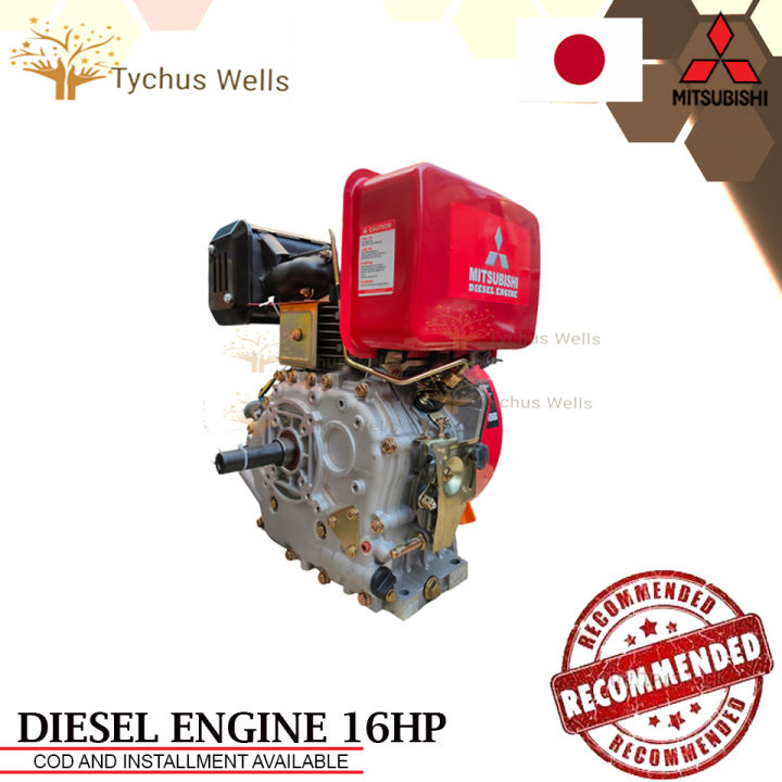 Mitsubishi Diesel Engine 16 HP 186F Highspeed Lowspeed Electric And ...