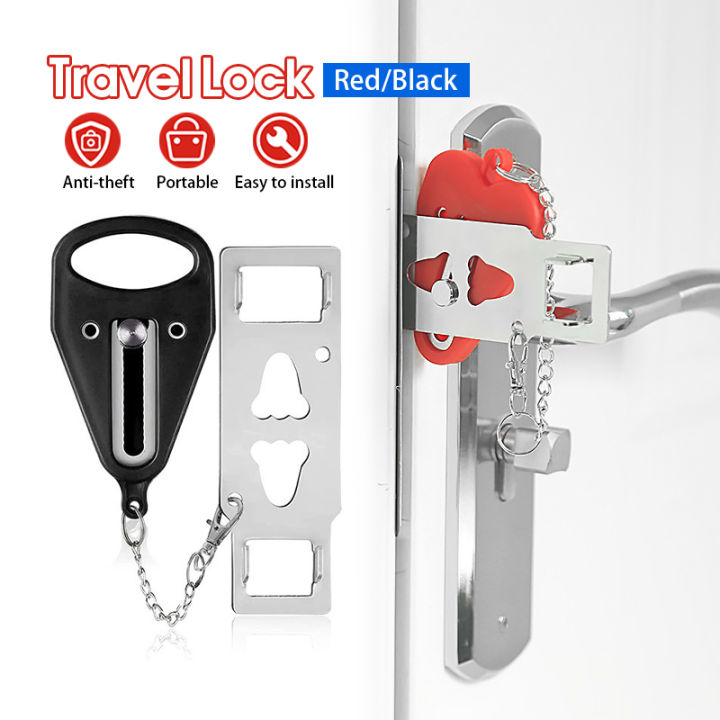 [Ship in 24 Hours] 3rd Gen Portable Travel Door Lock Hotel Home ...