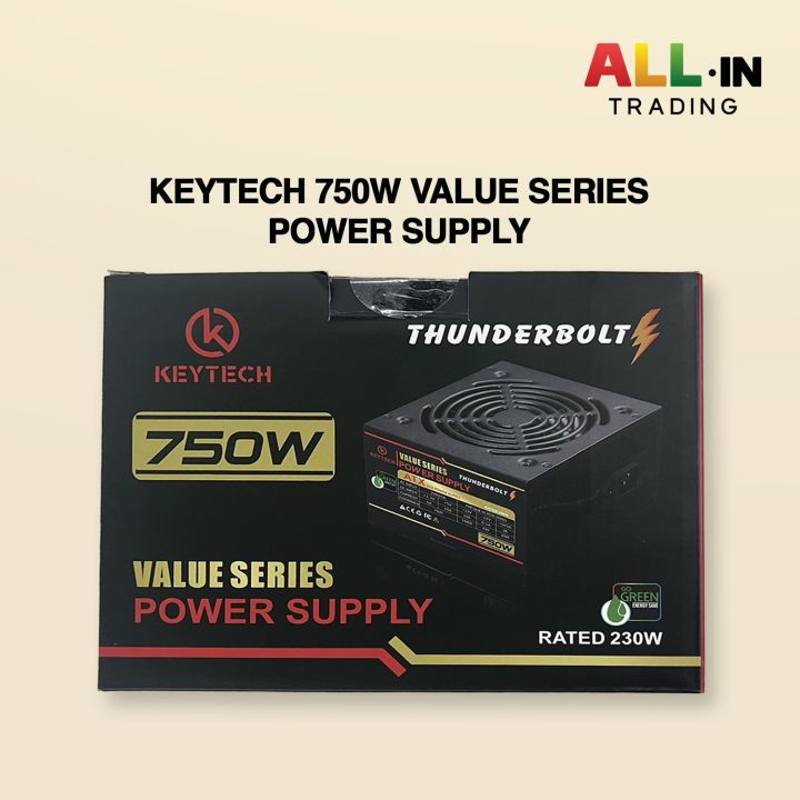 Keytech 750W Value Series Power Supply | Lazada PH