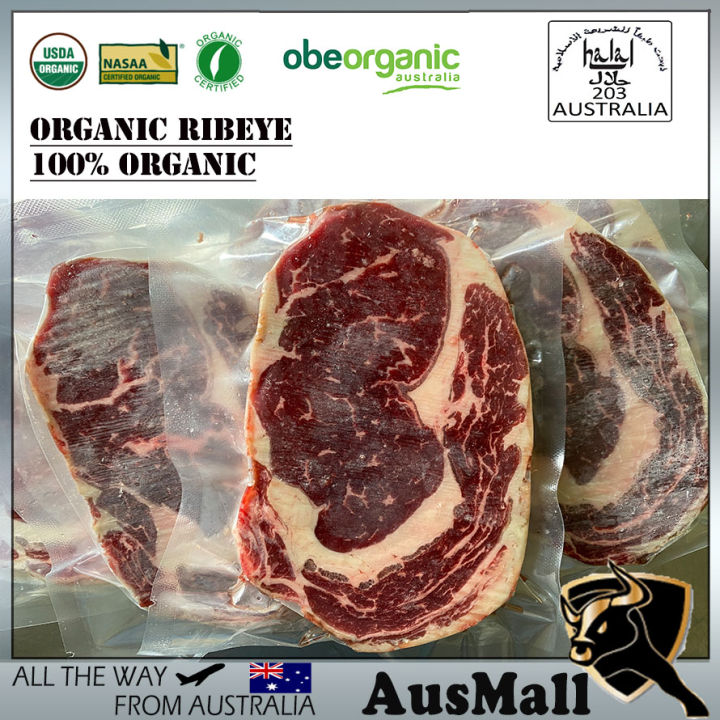 Australia Organic Beef Ribeye (OBE Certified) (4 pcs) | Lazada