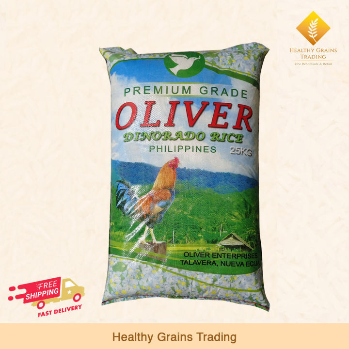 Oliver Premium Grade Dinorado Rice 25kg (Metro Manila LZD SDD) | Lazada PH