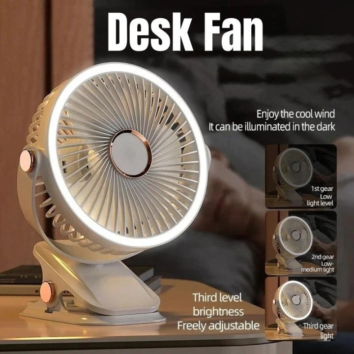 Clip Fan with Stand Electric Fan Portable Outdoor Strong Wind Desk ...