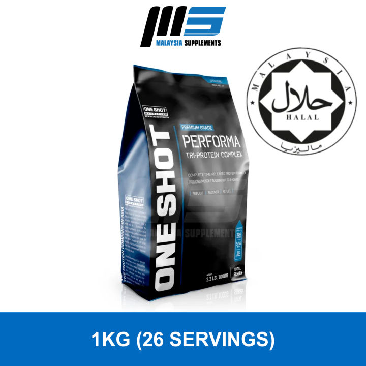 One Shot Nutrition Performa Tri-Protein Complex (2.2lbs) - Premium ...