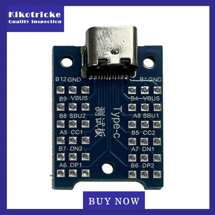 USB Interface USB Type-C Test Charging Board Type-C USB 3.1 Female PCB ...