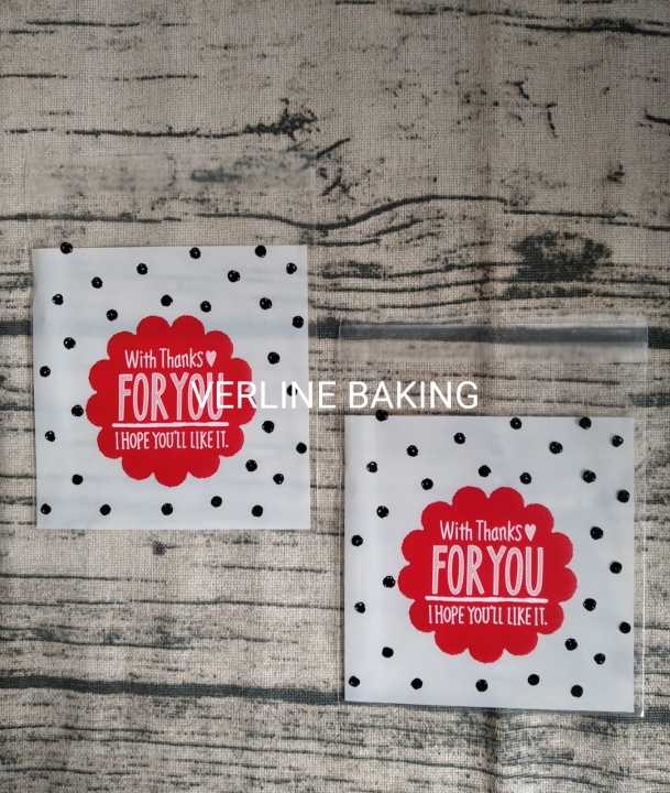 100 PCS PLASTIK KEMASAN KUE PLASTIK PIE PLASTIK PIE SUSU KEMASAN ...