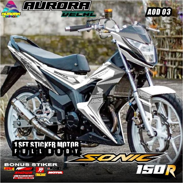 Decal Dekal Sticker Stiker SONIC 150 R FULLBODY HONDA SONIC 150R (2017 ...