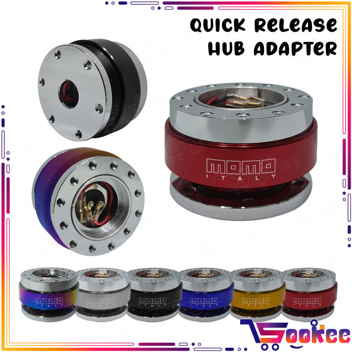 Steering Wheel Hub Adapter - MOMO - Universal - 6 Hole Ball Quick ...