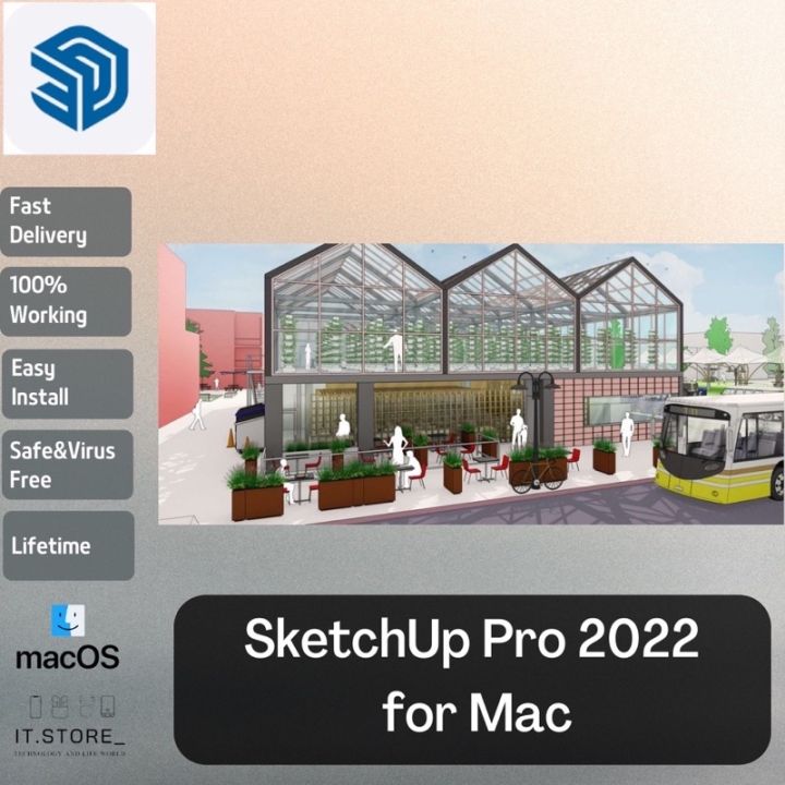 【MAC】SketchUp Pro 2022 Lifetime for Intel and M1 Chip Apple Silicone ...
