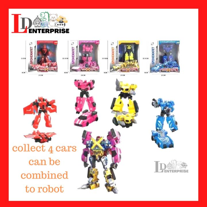 Mini Force X Agent Toys Robot Volt Sammy Max Lucy Set Deformation Car ...
