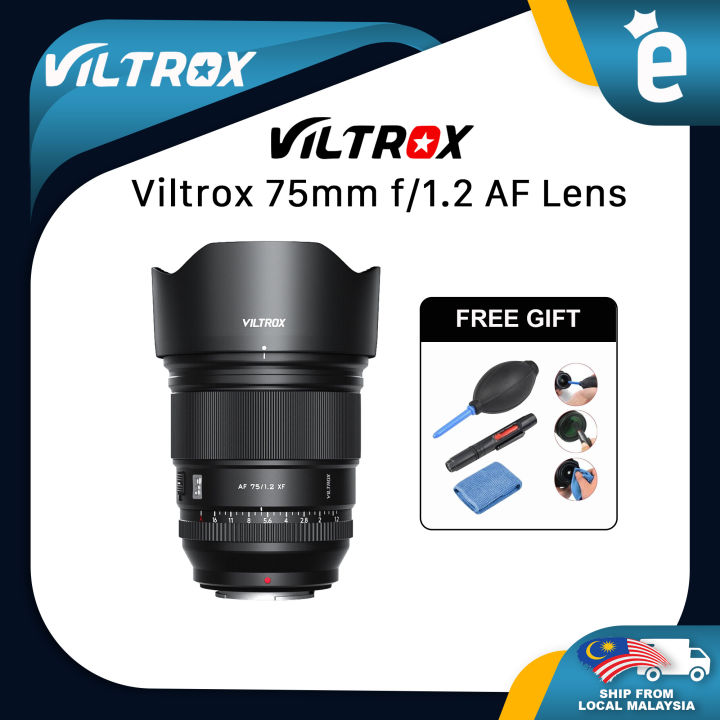 Viltrox PRO Level 75mm F1.2 XF Auto Focus Large Aperture Prime Lens Designed for Fujifilm Sony ...