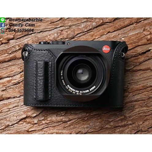 Half case เคสหนัง หนังแท้ Mr Stone Leica Q2 | Lazada.co.th