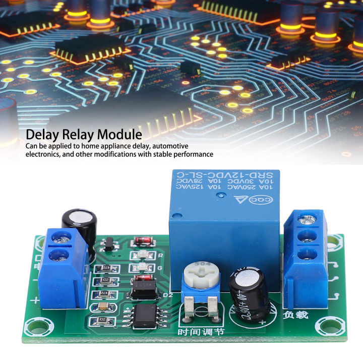 Time Delay Relay Module Time Delay Break Module Circuit 60 Seconds ...