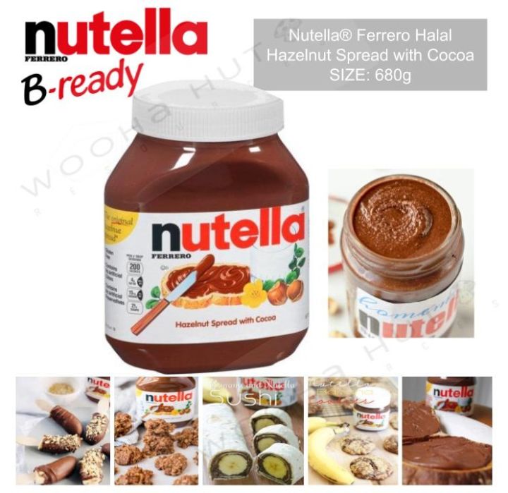 Nutella® Ferrero Australia Halal Hazelnut Spread with Cocoa 200g | Lazada
