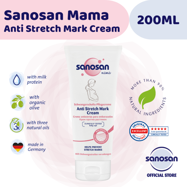 Sanosan Mama Mom to be Anti Stretch Mark Cream 200ml | Lazada PH